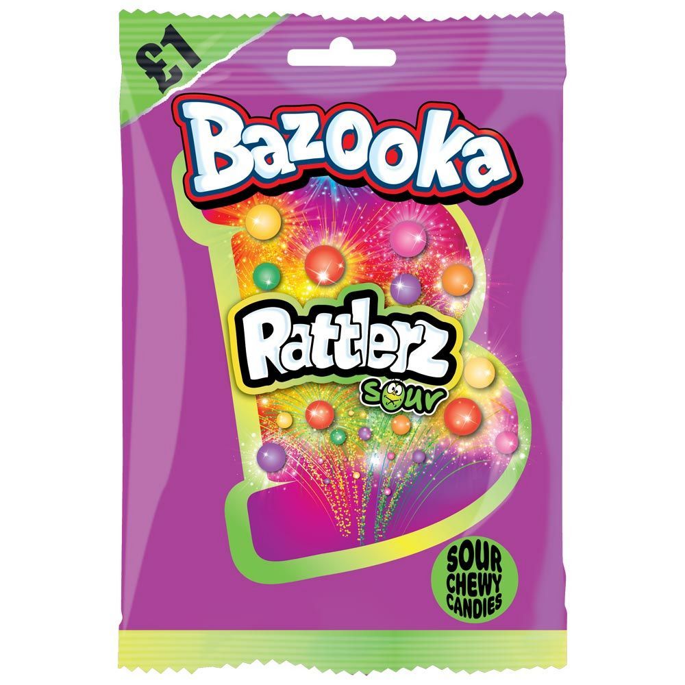 Bazooka Rattlez Sour Chewy Candies — Postimages
