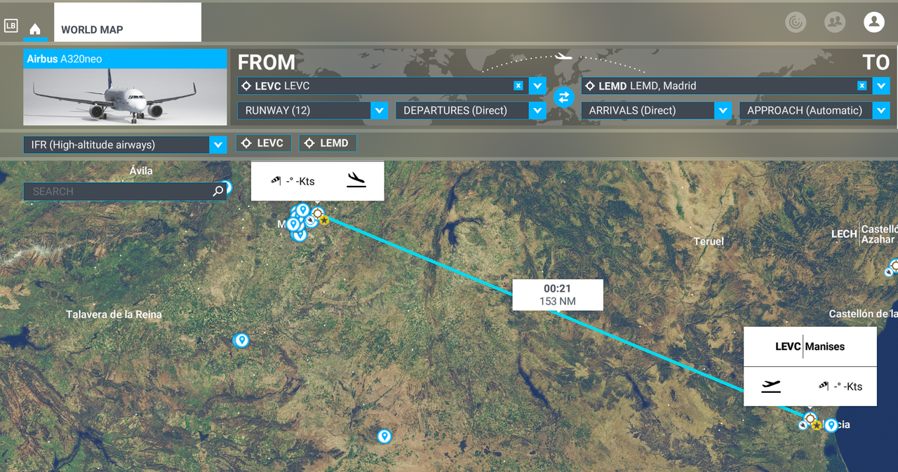 flightplan without waypoints - Microsoft Flight Simulator (2020/2024 ...