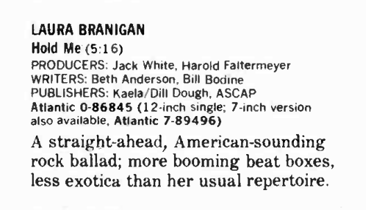Laura Branigan album-by-album | Page 14 | Steve Hoffman Music Forums