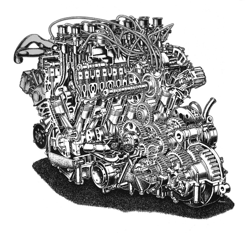 Honda RA272 E engine by Yoshihiro Inomoto — Postimages
