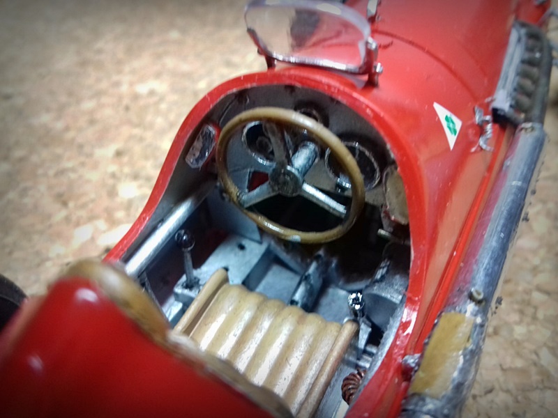 My attempt at Super detailing the 1:24 scale Alfa Romeo 159 "Alfetta ...