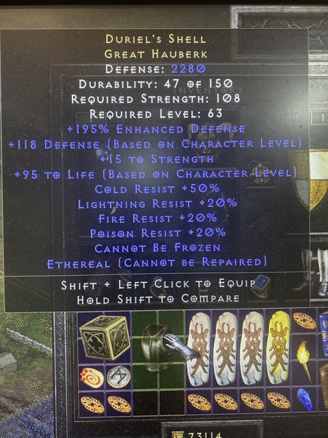 Eth Upped Duriels For Trade - Topic - d2jsp