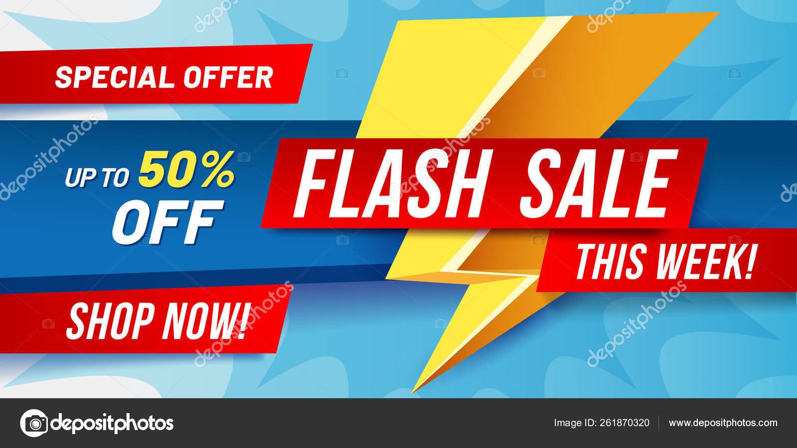 depositphotos 261870320 stock illustration flash sale banner lightning sales min — Postimages