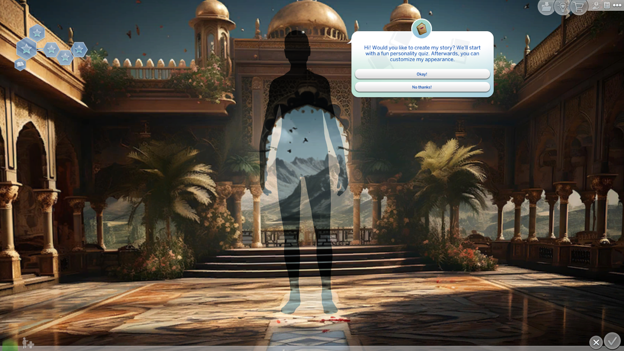 [PW] Arabian Courtyard CAS Background - The Sims 4 Mods - CurseForge