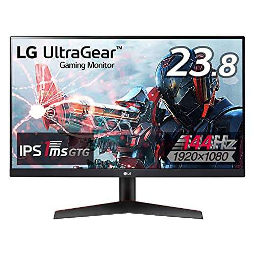 Amazon: Monitor LG, 23.8 pulgadas, Full HD, IPS, 144 Hz, 1 ms (GtoG ...