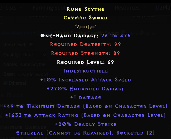 Eth Fools Cryptic 270/10/2os - Topic - d2jsp