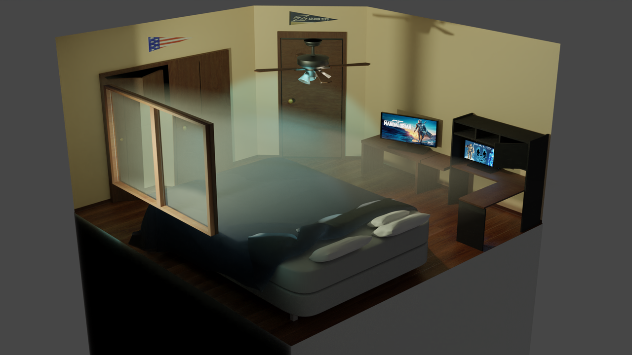 Quick Model Of My Room : r/blender