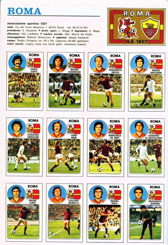 Calciatori 1976 1977 Panini 34 — Postimages
