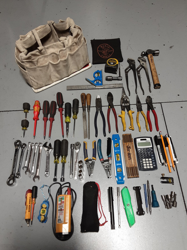 Tool dump: IBEW tramp edition : r/electricians