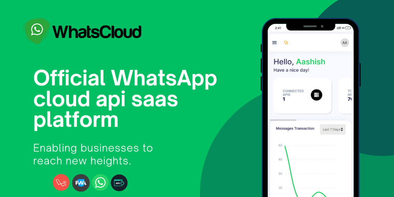 WhatsCloud – Seamless Cloud API Integration SAAS PHP Script – Bliter GPL