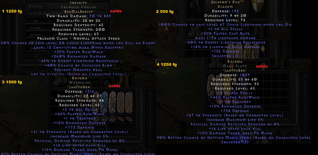 ##x13 Gg Items## Ft Inside @@ Firm ~~ - Topic - d2jsp