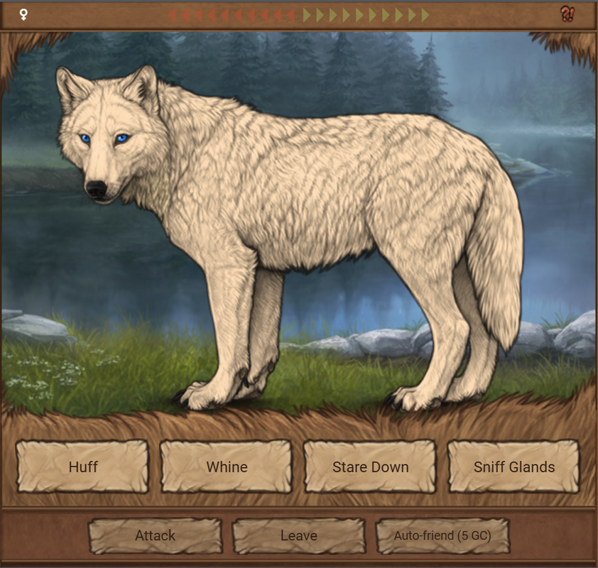 add wolf level on befriending 'attack' option |:| Wolvden