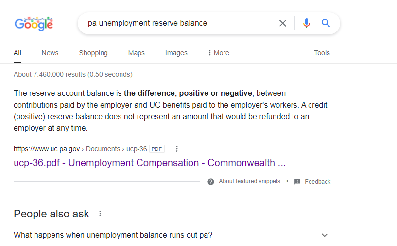 Unemployment Compensation Reserve Balance, What Happens to it? : r ...