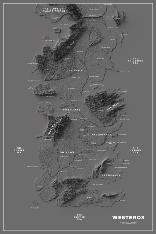 [Spoilers Extended] Maps of The Lands of Planetos : asoiaf
