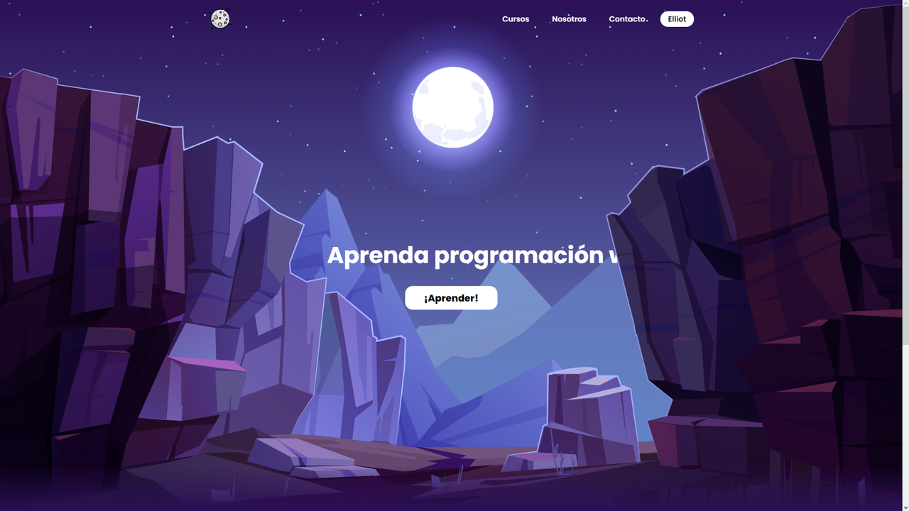 GitHub - elliotgaramendi/moonlight: Landing Page Moonlight, Cuenta con transiciones, animaciones ...