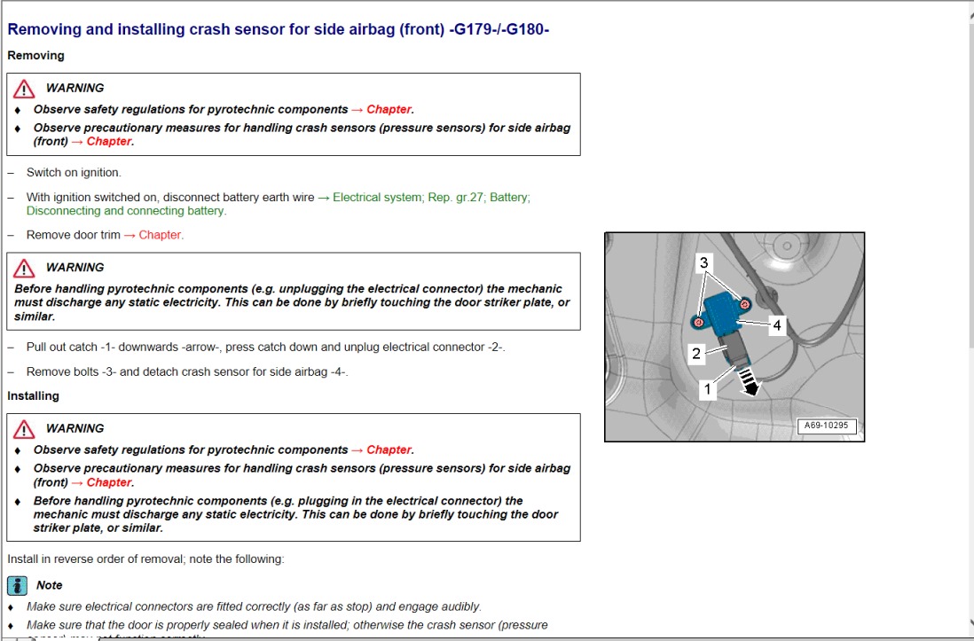 impact crash sensor location