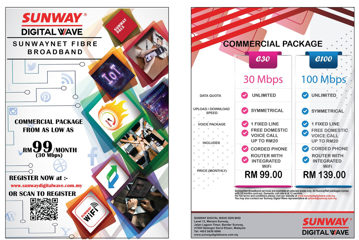 Sunway Digital Wave Fibre ISP For Landed Homes