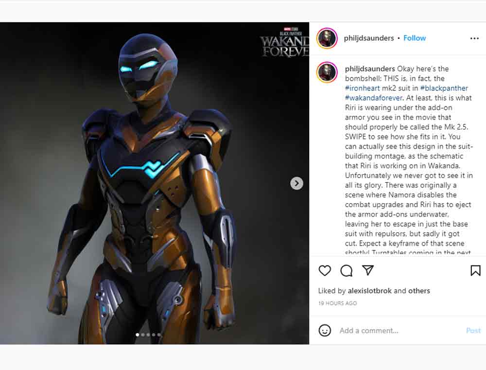Simak Desain Awal Ironheart di Black Panther: Wakanda Forever! - Greenscene