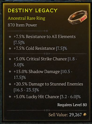 Necro Shadow Ring - Topic - d2jsp