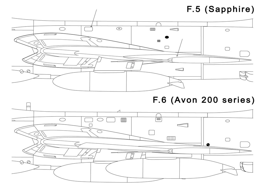 Hunter F5 & F6 engine vent differences - Aircraft Cold War ...