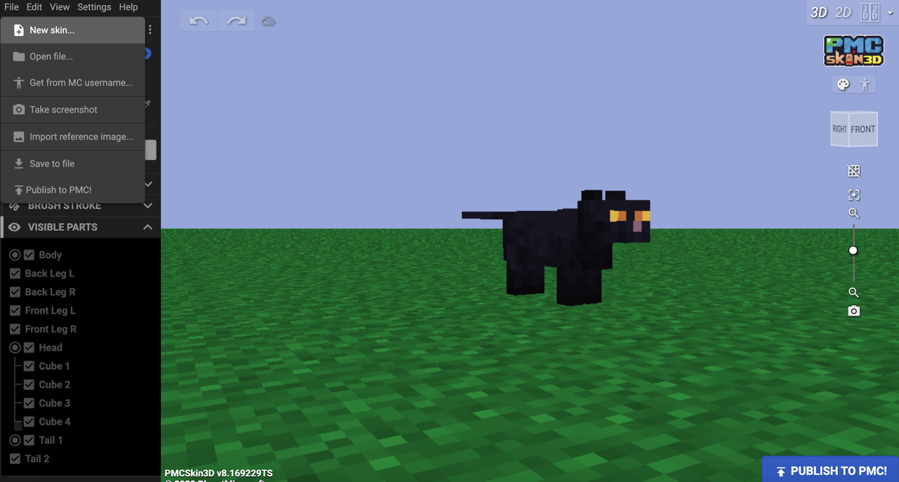 How To Make A Realistic Cat Mob Skin | Tutorial