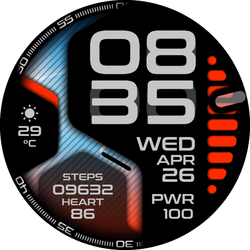 PITT watchface for GTR3 Pro - Amazfit Watch faces