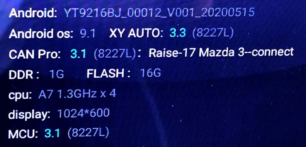 How to upgrade Android version on head unit? "YT9216BJ" | XDA Forums