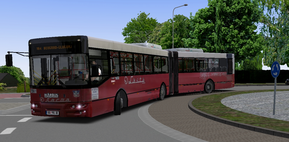 Balkan Simulacije • Pogledaj temu - Ikarbus IK 206 - Lasta crvena Foto
