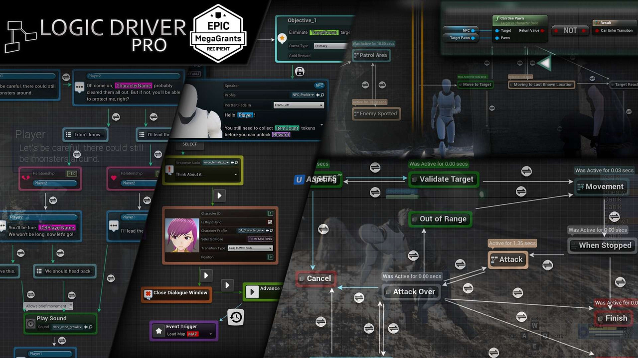 Logic Driver Pro - Blueprint Editor 5.1 2026 - Free Daz 3D Models