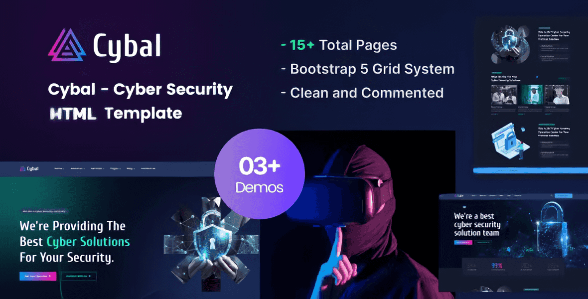 Cybal - Cyber Security HTML Template – Bliter GPL