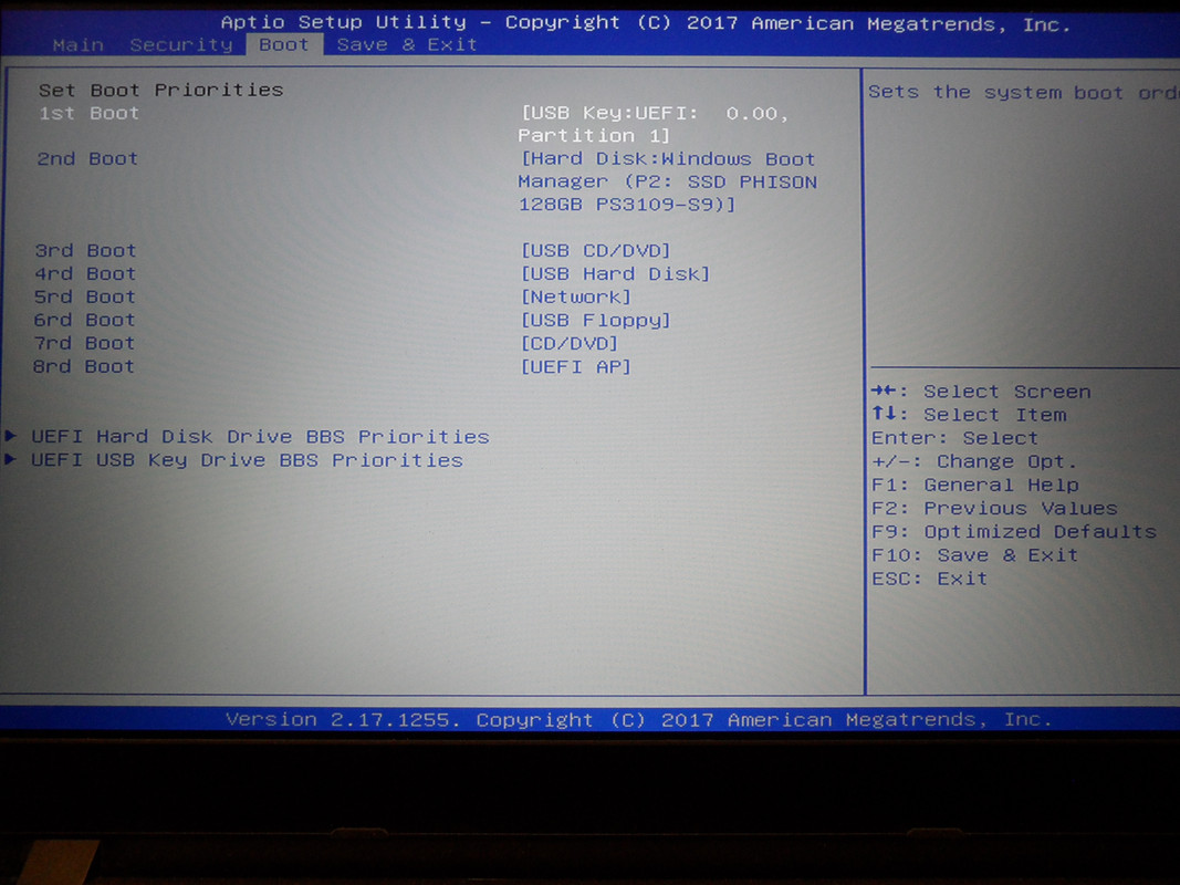 Bios Boot settings 20210224 — Postimages