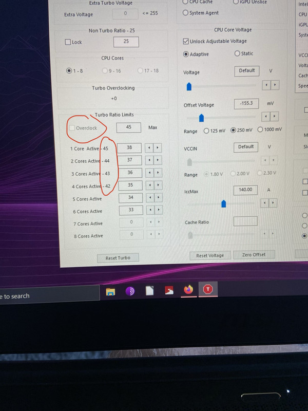 Turbo Ratio Limit Locked : r/pcgamingtechsupport