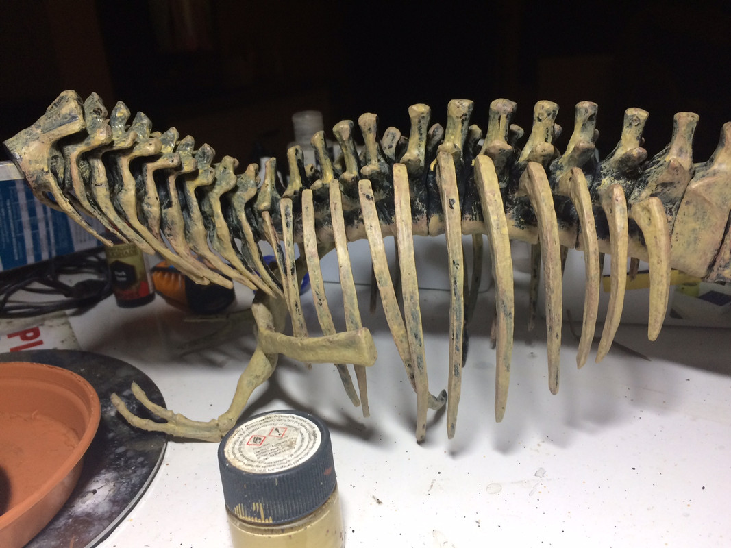 T Rex 3 feet long Skeleton - Figure Work In Progress - Britmodeller.com