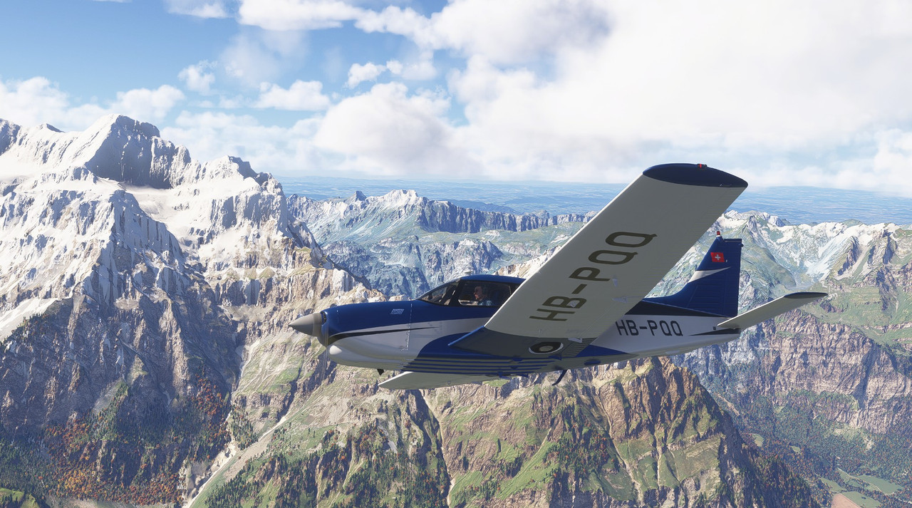 Piper PA-28 Turbo Arrow III HB-PQQ im MSFS 2024 - Flugzeuge (Add-Ons ...