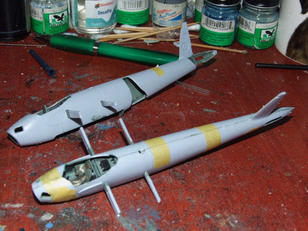 1/72nd New Airfix Mosquito converted using Freightdog Models parts ...