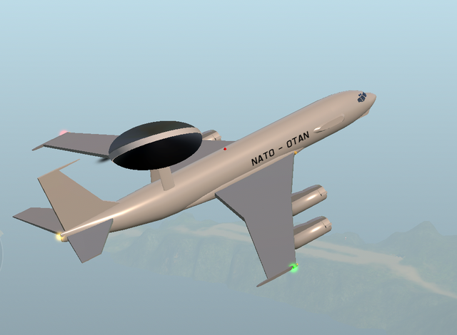 SimplePlanes | Boeing E-3 Sentry Heavy (AWACS)