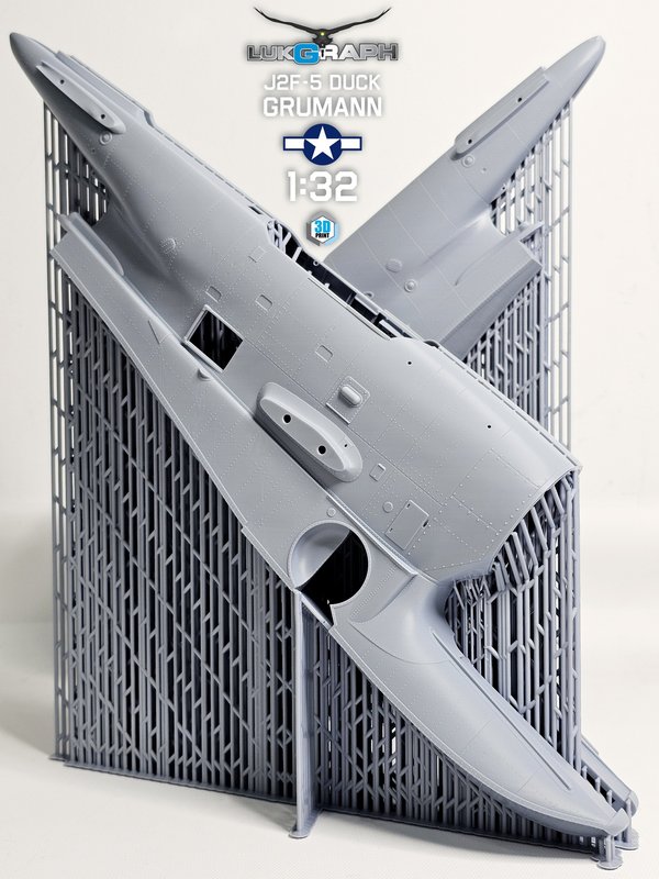 1/32 - Grumman J2F-5 Duck 3D printed kit by LukGraph - 3D renders ...