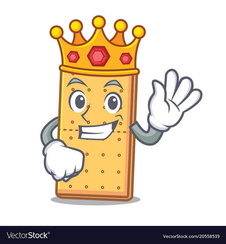 king graham cookies mascot cartoon vector 20558539 — Postimages