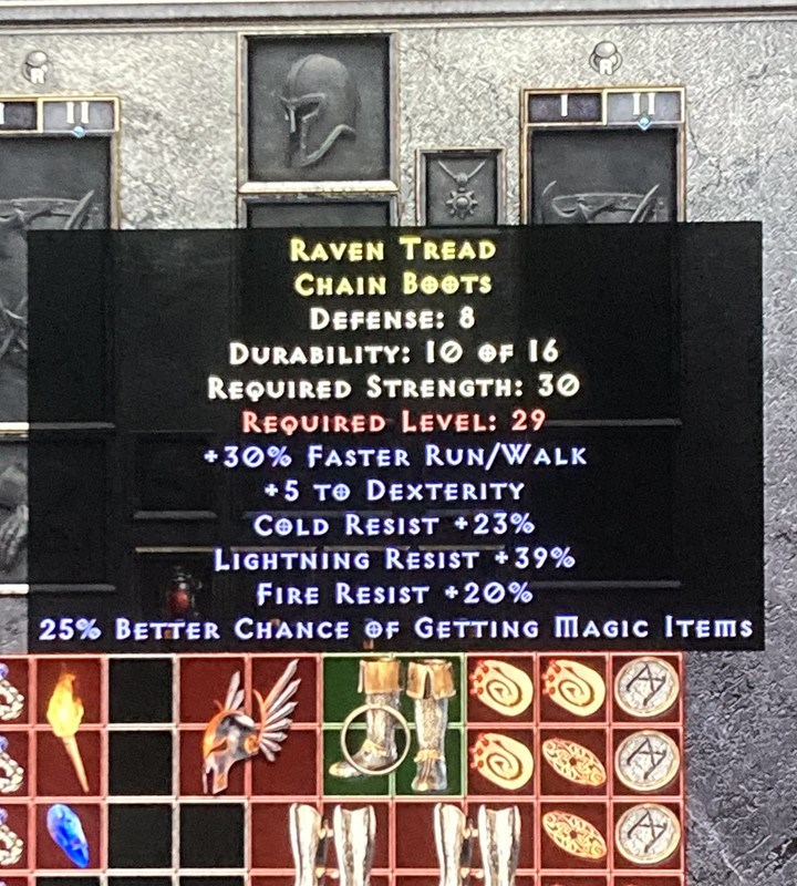 3k For Frw Tri Res Mf Rare Boots - Topic - d2jsp