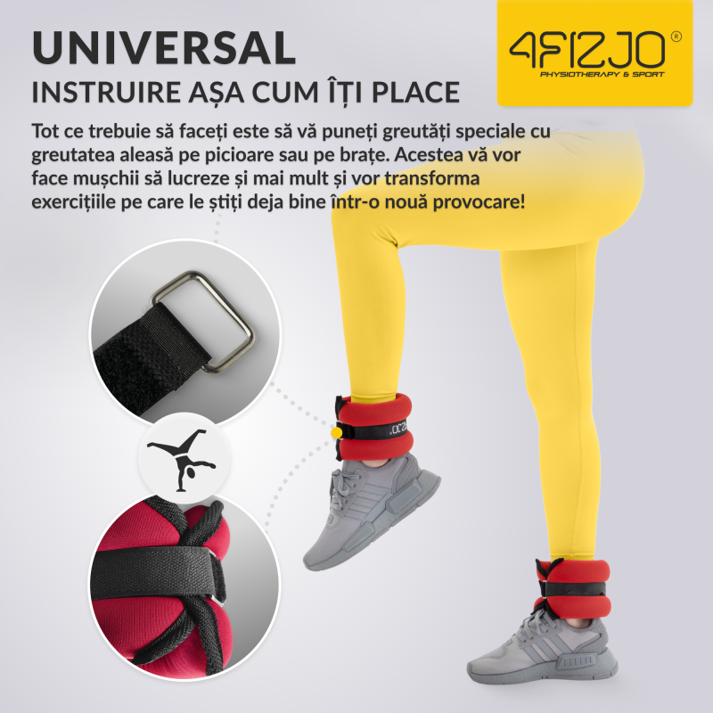 Greutati pentru incheietura mainii si glezna, pentru exercitii de gimnastica, pentru ...