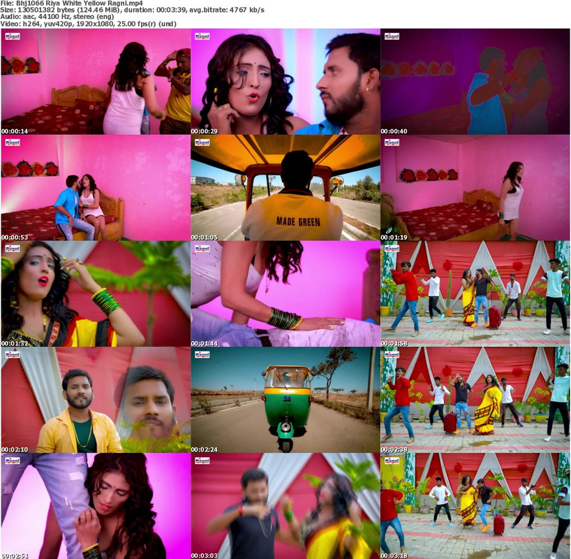 Bhj1066 Riya White Yellow Ragni — Postimages