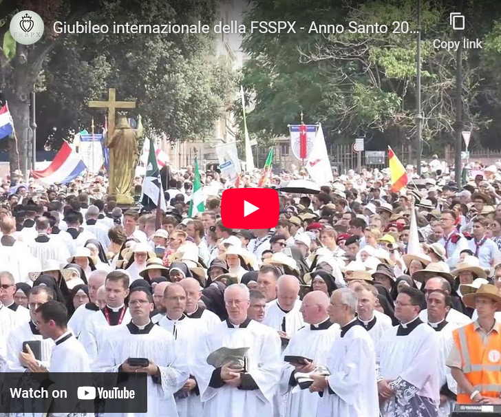 [Catholic Caucus] Society of Saint Pius X Jubilee Pilgrimage Images