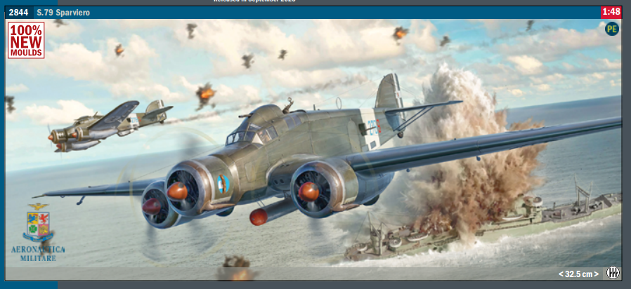 1/48 - Savoia-Marchetti SM.79 Sparviero by Italeri - box art - release ...