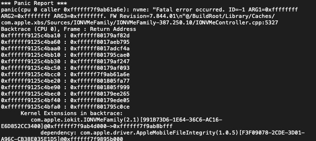 IONVfamily.kext kernel panic. | MacRumors Forums