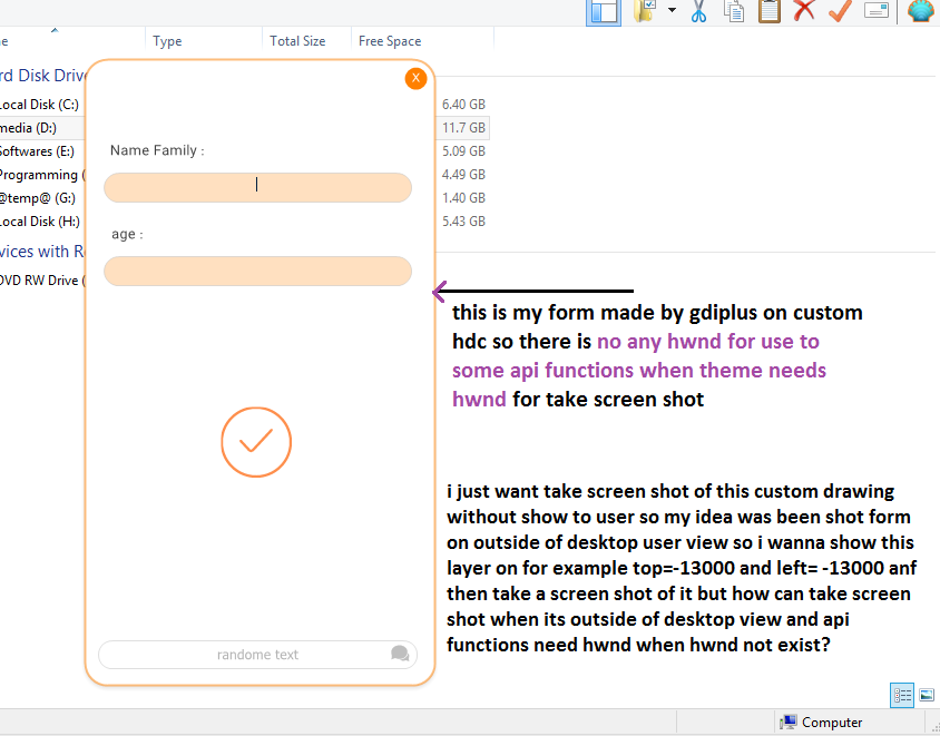 [RESOLVED] How can take screen shot of special area outside of desktop?-VBForums