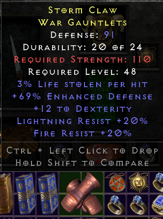 War Guantlets ~ - - Topic - d2jsp