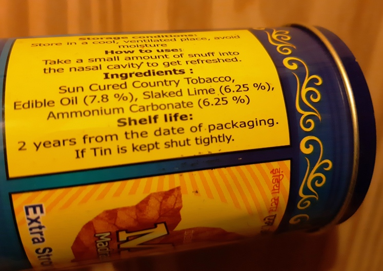 Shining particles in an Indian snuff? : r/nasalsnuff