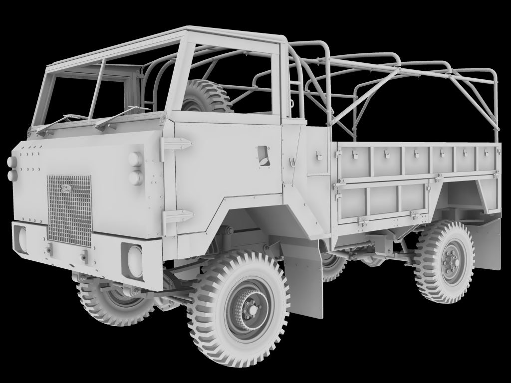35th Scale Land Rovers Models Design for 3D Printing. - Work in ...