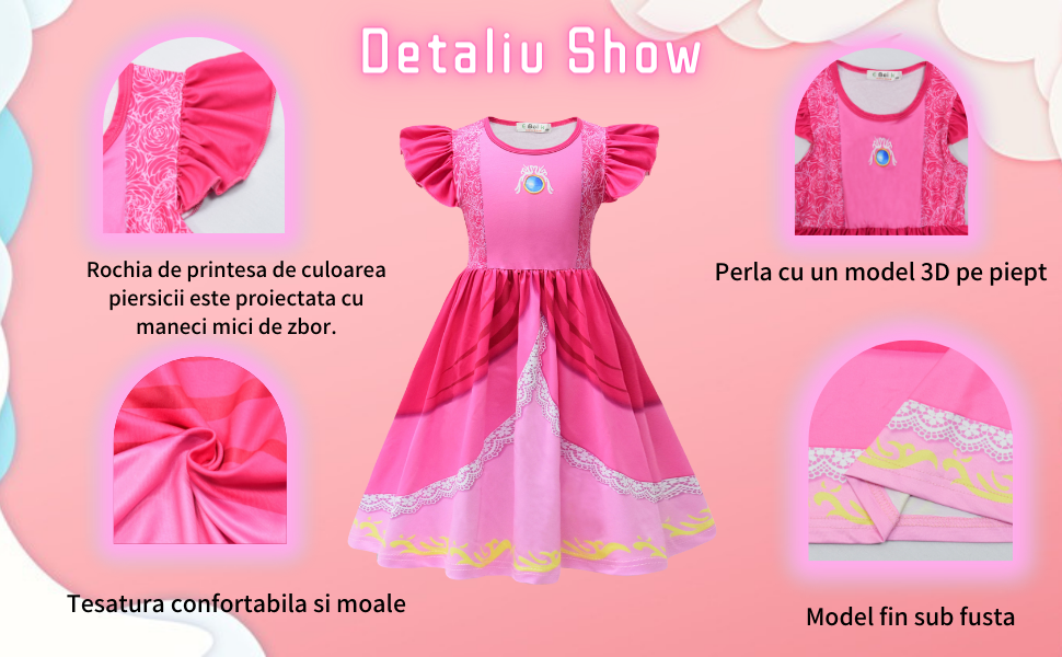 Princess Peach Ruha Party Chili® Super Brother Mario Halloween