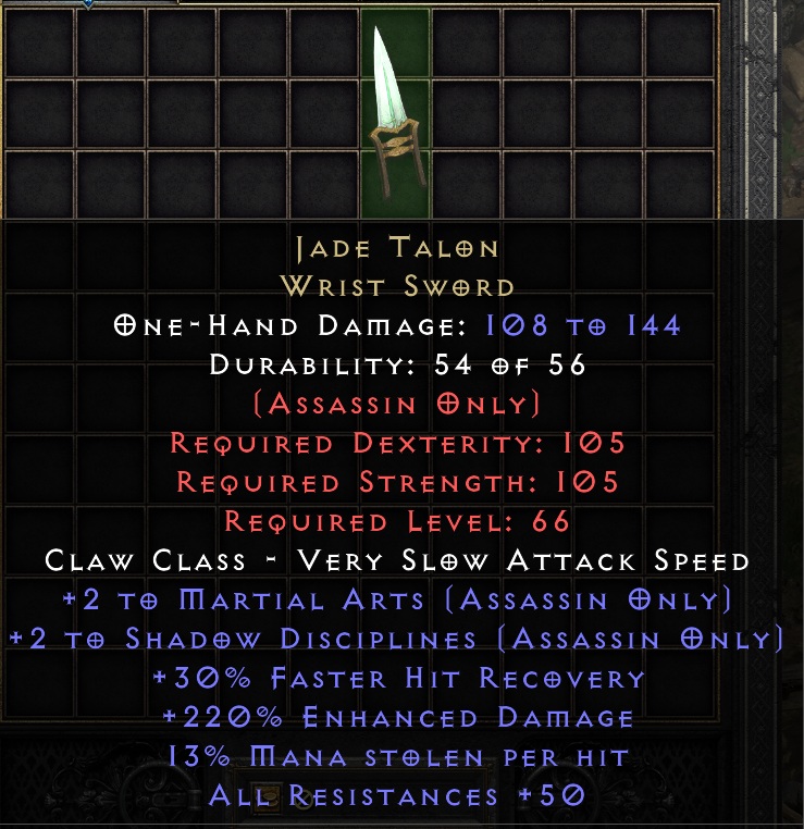 Close To Perf Jade Talon Vs 4fg - Topic - d2jsp